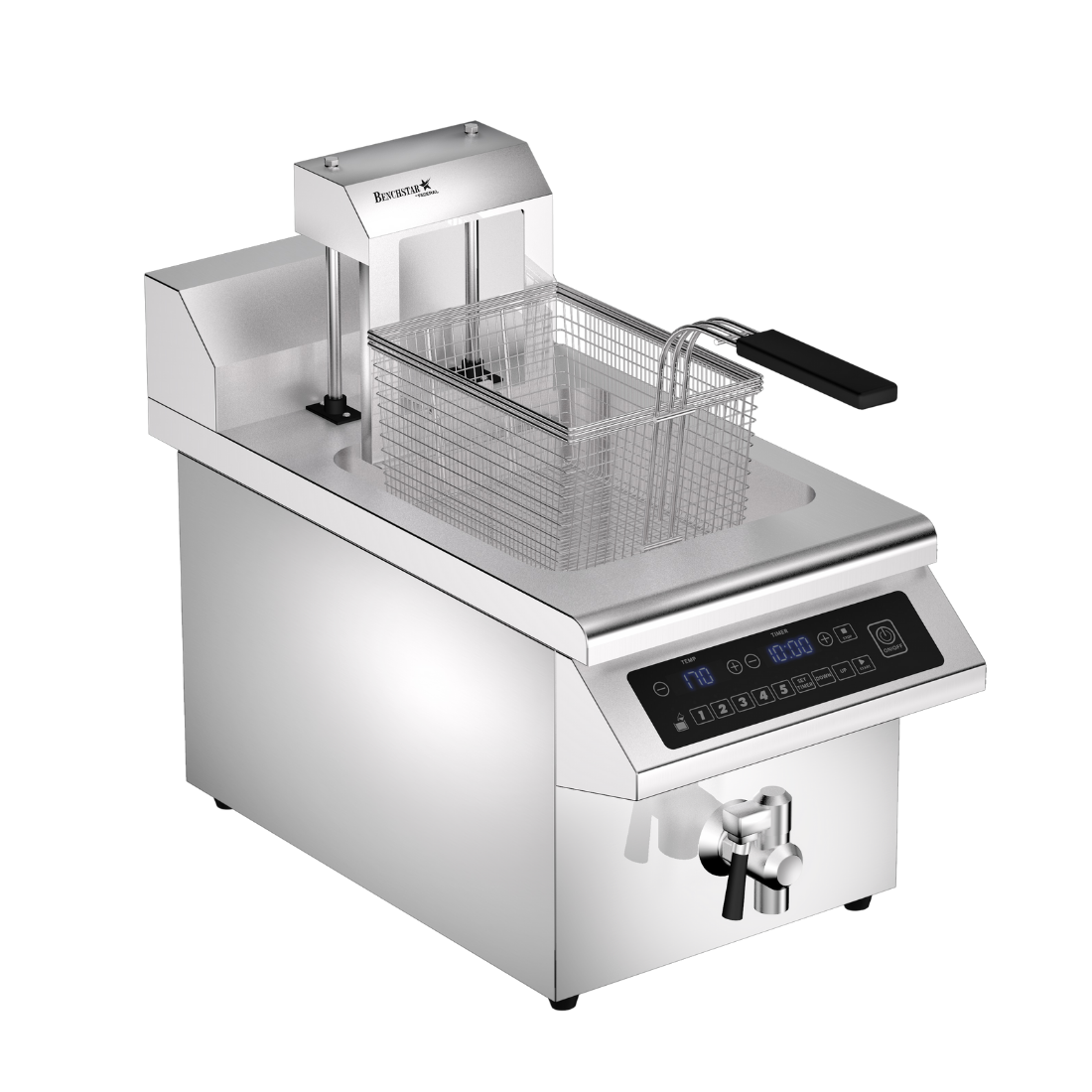 Benchstar Single Tank Auto Lifting Induction Fryer - IF3500S-AL – comchefau